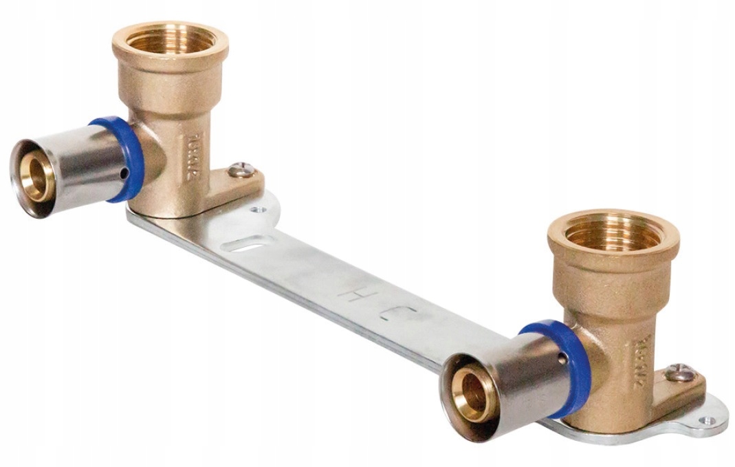 LISTWA MONTAŻOWA PODEJŚCIE DO BATERII NA PEX ROZSTAW 150 mm FI 16 x 1/2" GW (62-740-0150-000 ...