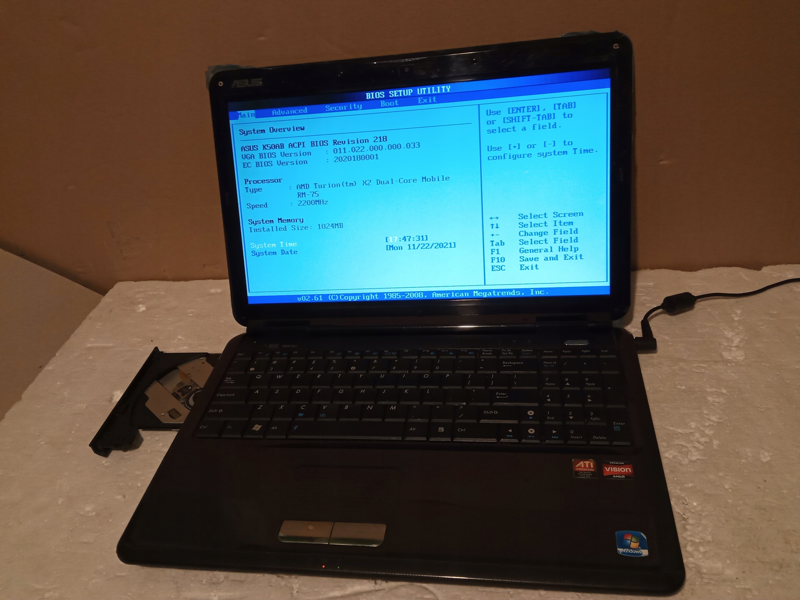 ASUS X5DAB 1GB DVD/RW - Sklep, Opinie, Cena w Allegro