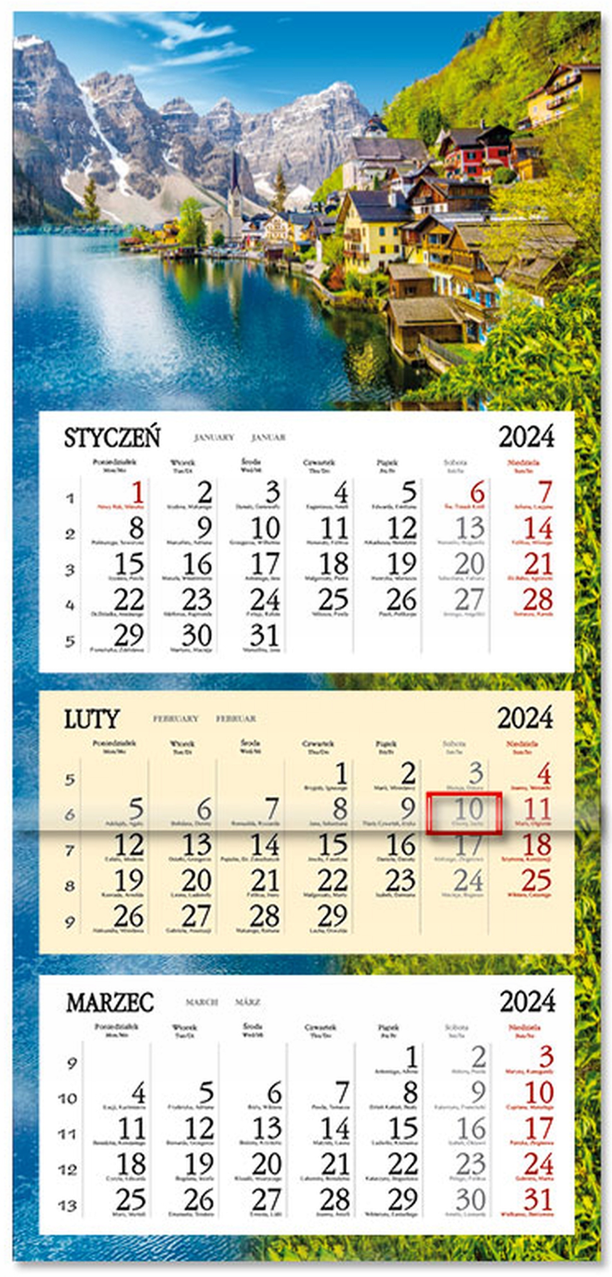 Kalendarz trójdzielny ścienny 2024 13552023354 - Sklepy, Opinie, Ceny w ... Kalendarz trójdzielny ścienny 2024 13552023354 - Sklepy, Opinie, Ceny w ...