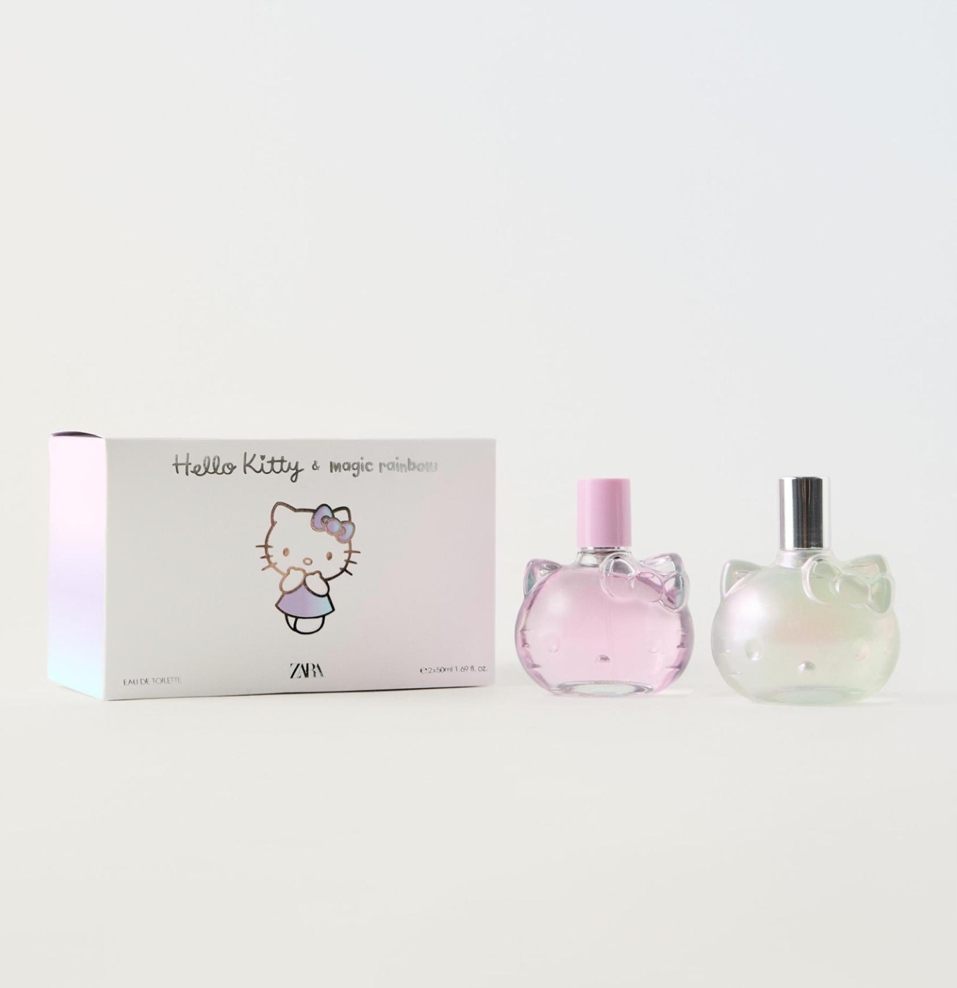 Zestaw Perfumy dla dzieci ZARA HELLO KITTY + MAGIC RAINBOW 100ml EDT - porównaj ceny - Allegro.pl