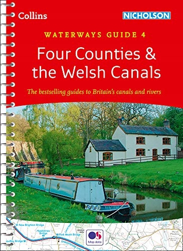 Four Counties & the Welsh Canals: Waterways Guide 4 (2019) Collins Maps ...