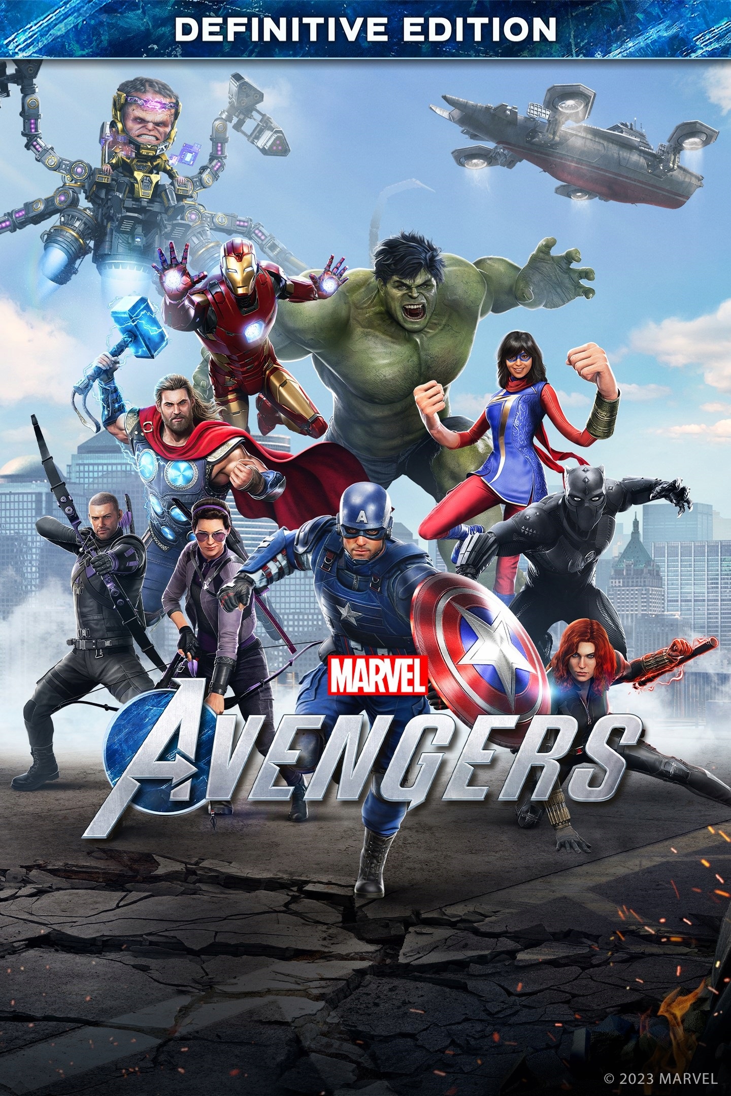 MARVEL'S AVENGERS DEFINITIVE EDITION PL XBOX ONE/X/S KLUCZ - Stan: Nowy ...