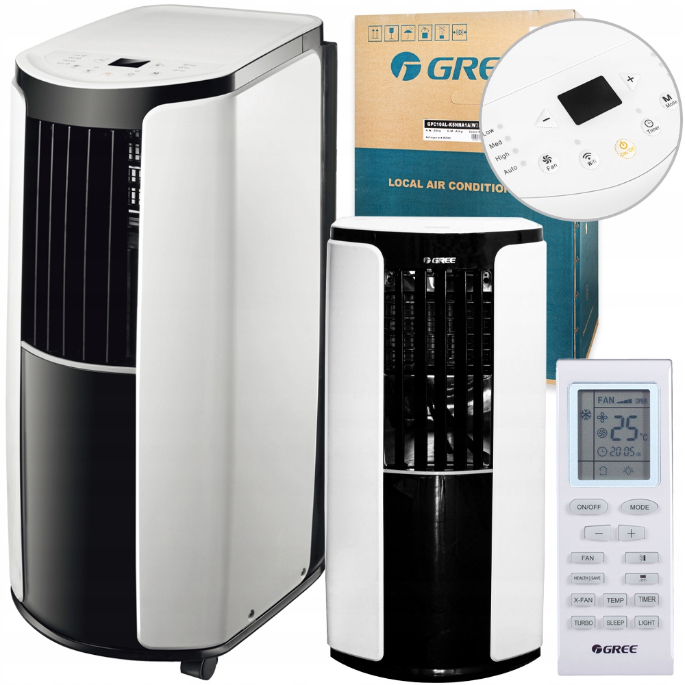 KLIMATYZATOR PRZENOŚNY KLIMATYZACJA 2,9 kW PILOT (GPC10AL-K5NNA1A ...