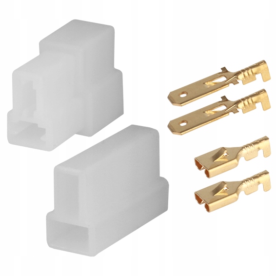 KOSTKA ZŁĄCZE GNIAZDO WTYK KONEKTOR 2 PIN 2 KROTNA ME-007340 za 2,85 zł z Kraków - Allegro.pl ...