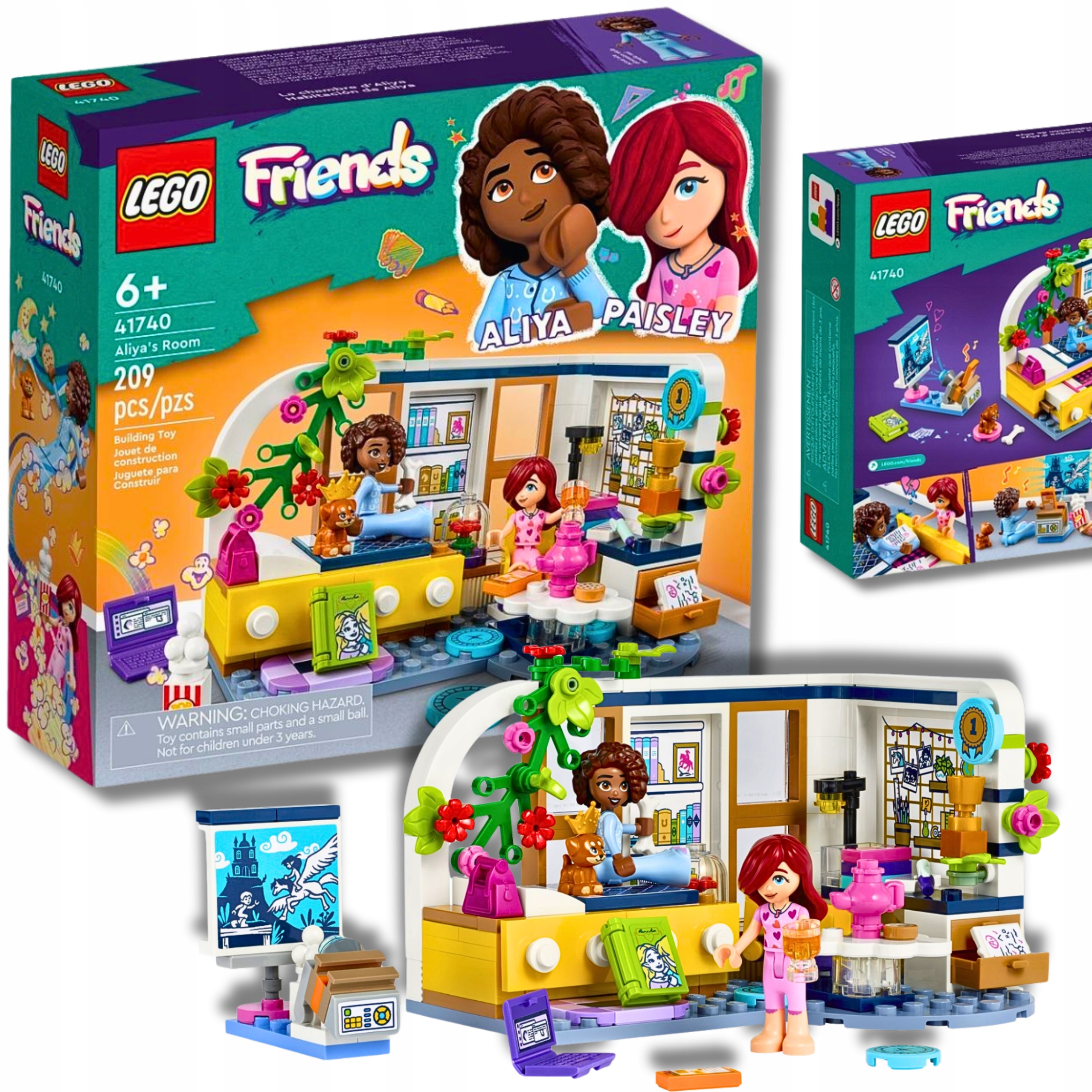 LEGO Friends 41740 Pokój Aliyi (5702017415253) • Cena, Opinie • Friends 18120025645 • Allegro
