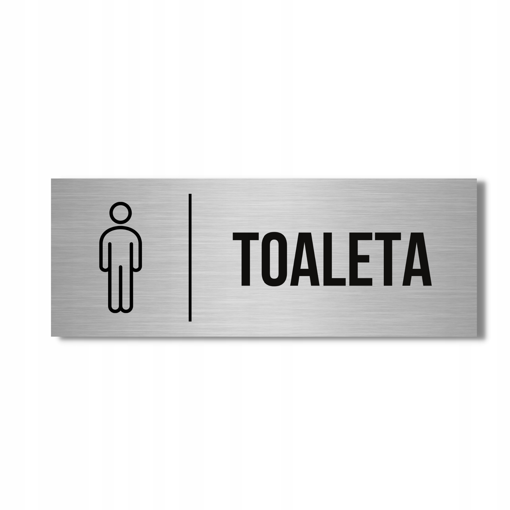TABULE TOALETA PÁNSKÁ 30x10CM UV TISK ALUMINIUM WC PÁNSKÁ NÁPIS ...