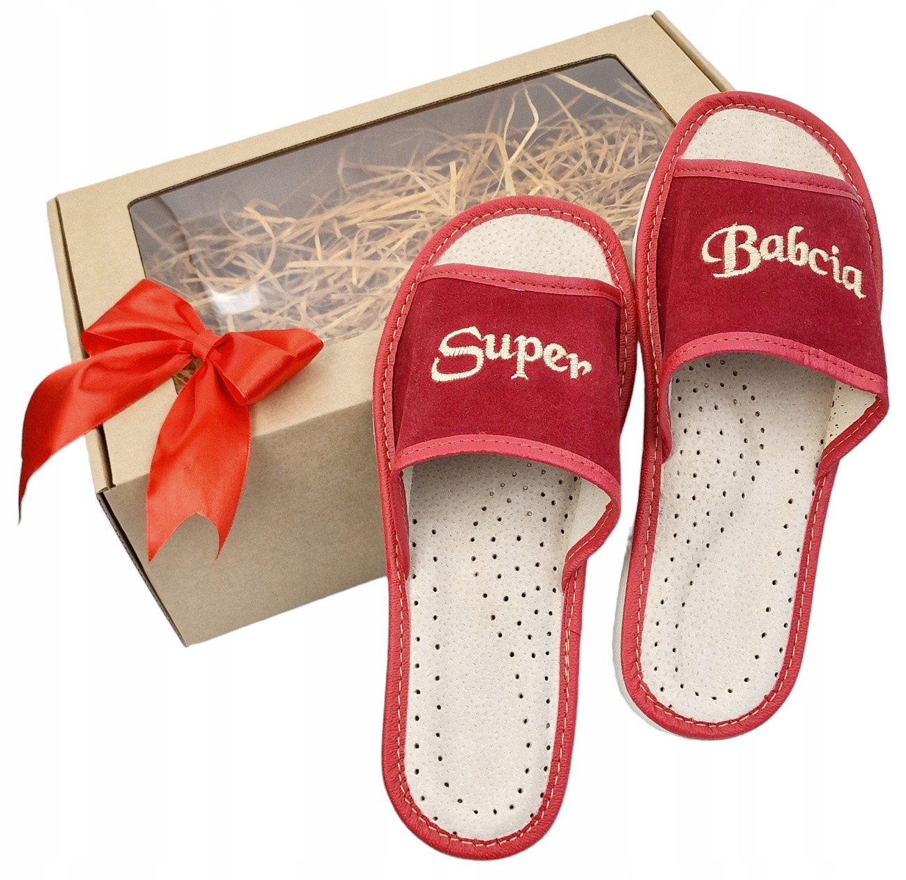 Sada Pantofle Venkovní Pro Babičku v Kartonu Pantofle Super Babička *37 ...