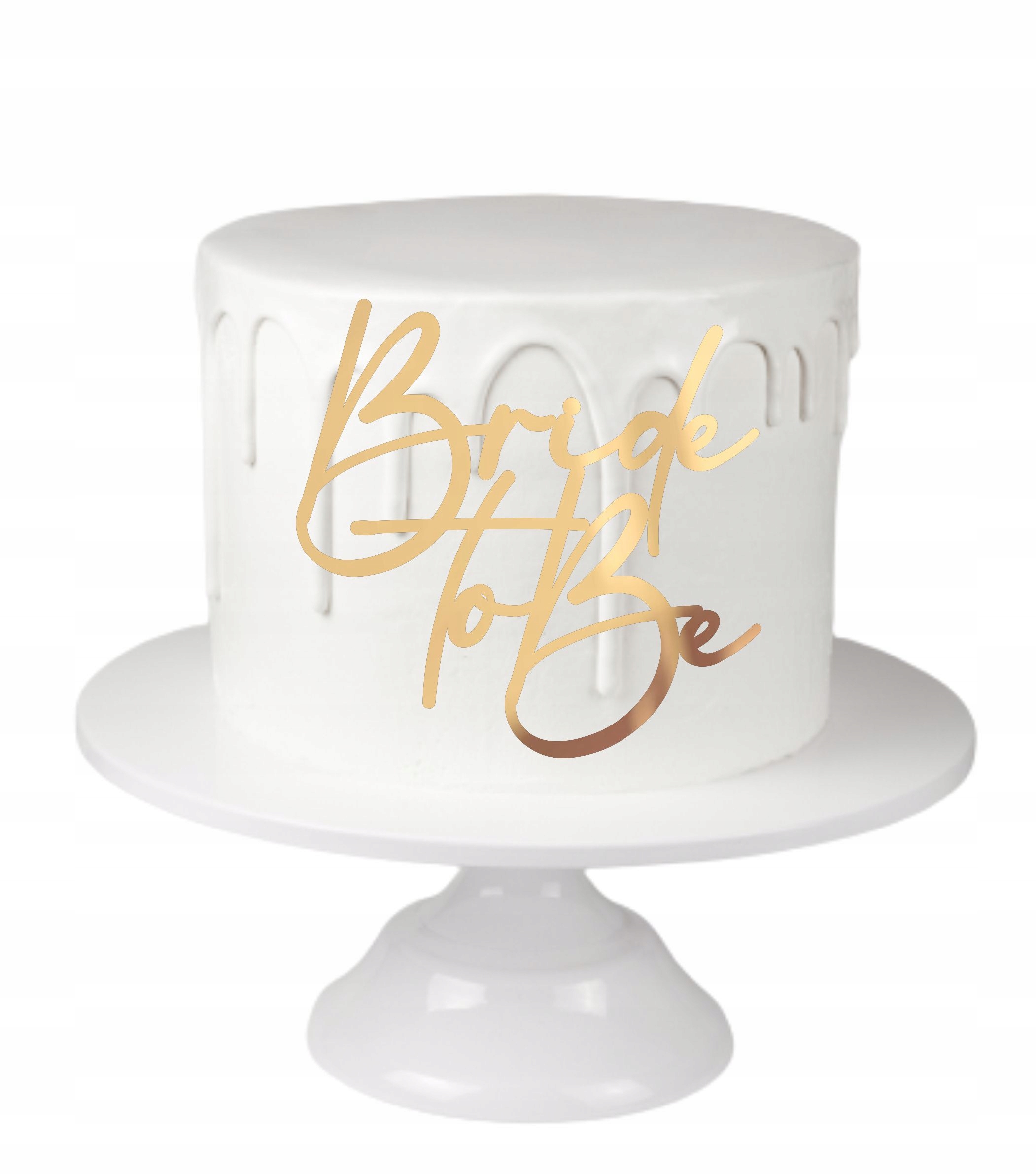 TOPPER NA BOK BRIDE TO BE WIECZÓR PANIEŃSKI PLEXI 13083765296 - Allegro.pl