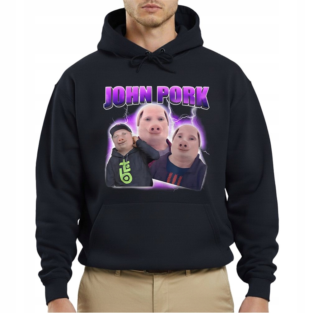 MIKINA JOHN PORK MEME VIRÁLNÍ VTIPNÁ PÁNSKÁ MEMOVÁ PRASÁTKO S, • Ceny ...