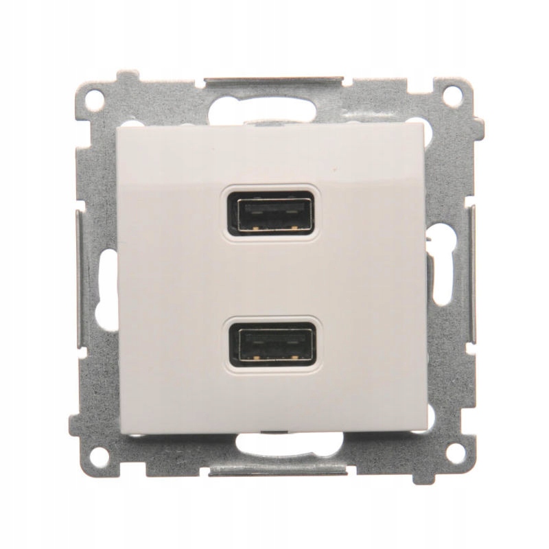 Gniazdo USB ścienne Kontakt-simon biały (5902787849887) • Cena, Opinie ...