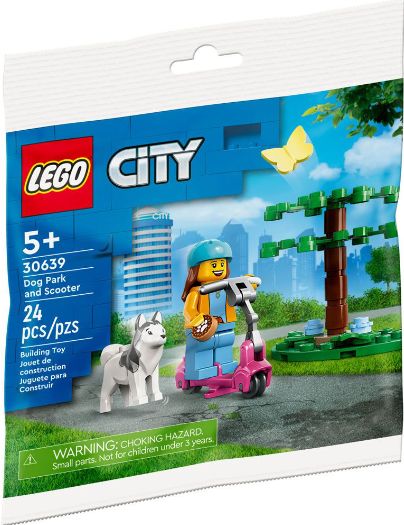 LEGO CITY - PSI WYBIEG I HULAJNOGA POLYBAG 30639 (5702017421490) • Cena ...