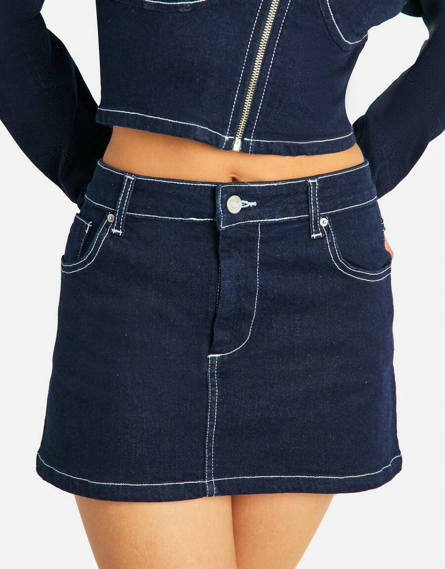 Boohoo mini sukňa rovného strihu, veľkosť 42, • Ceny, Recenzie - Allegro