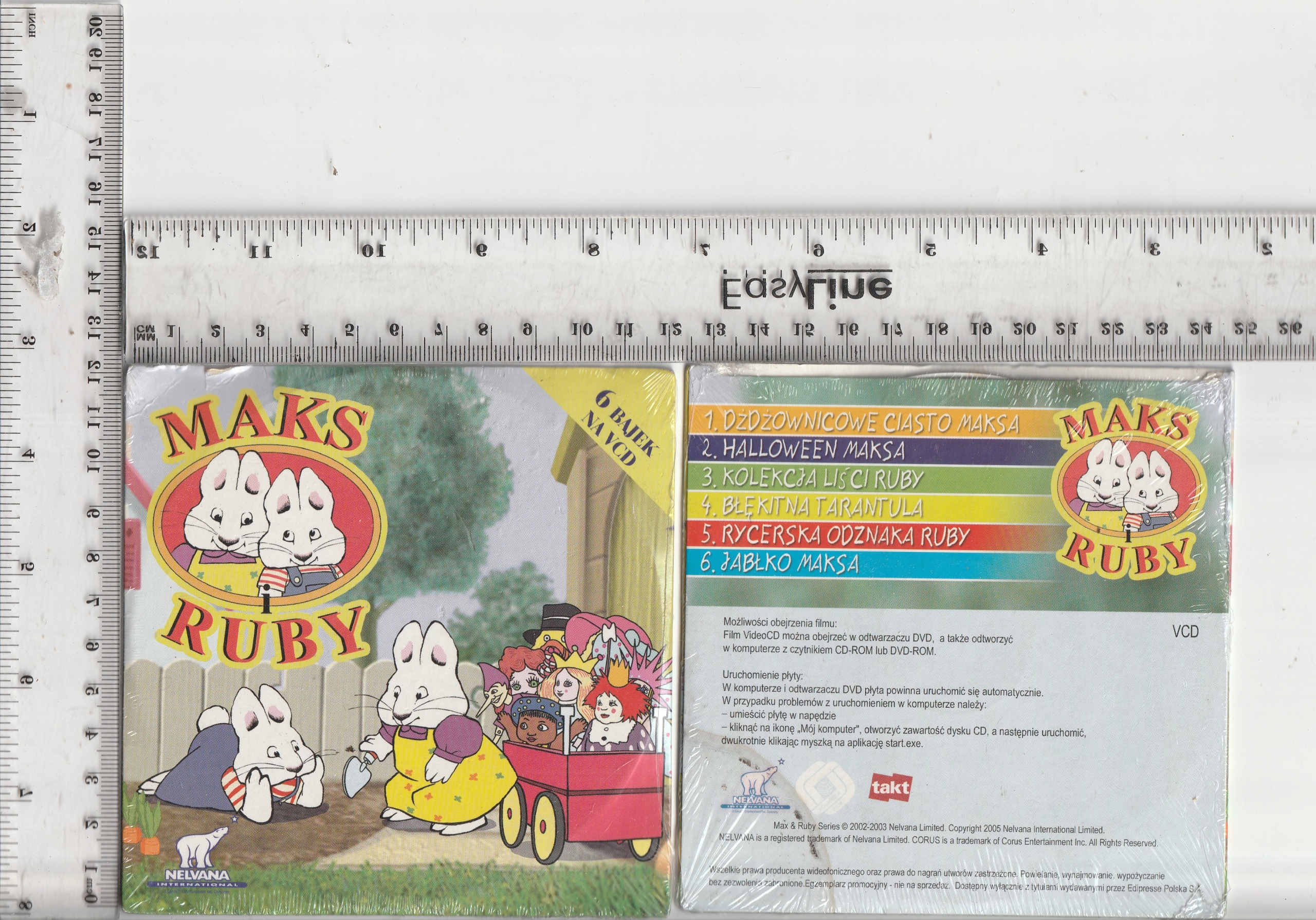Maks i Ruby 6 bajek VCD doska VCD - Allegro