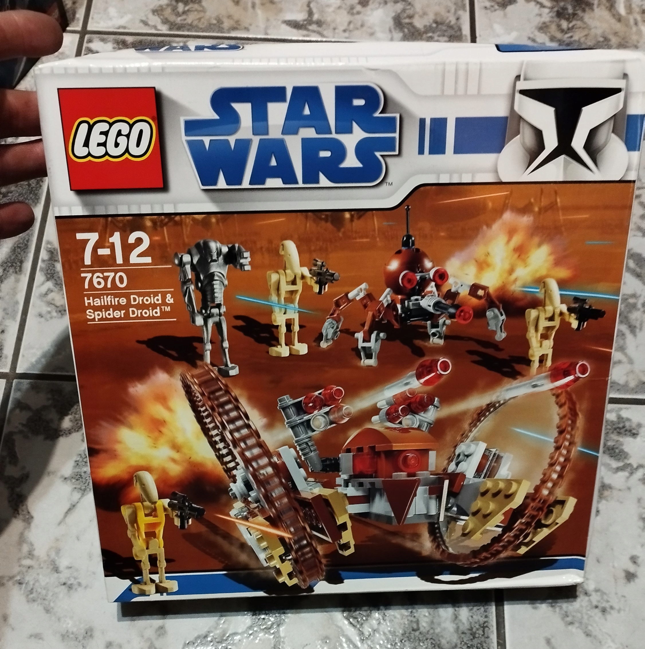 LEGO Star Wars 7670 Hailfire Droid & Spider Droid Clone Wars | Osielsko ...