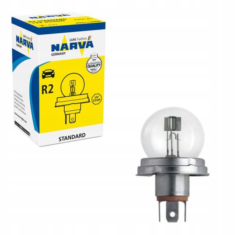 NARVA ŻARÓWKA R2 12V 45/40W P45T 1SZT 4013790414502 za 6.54PLN z ...