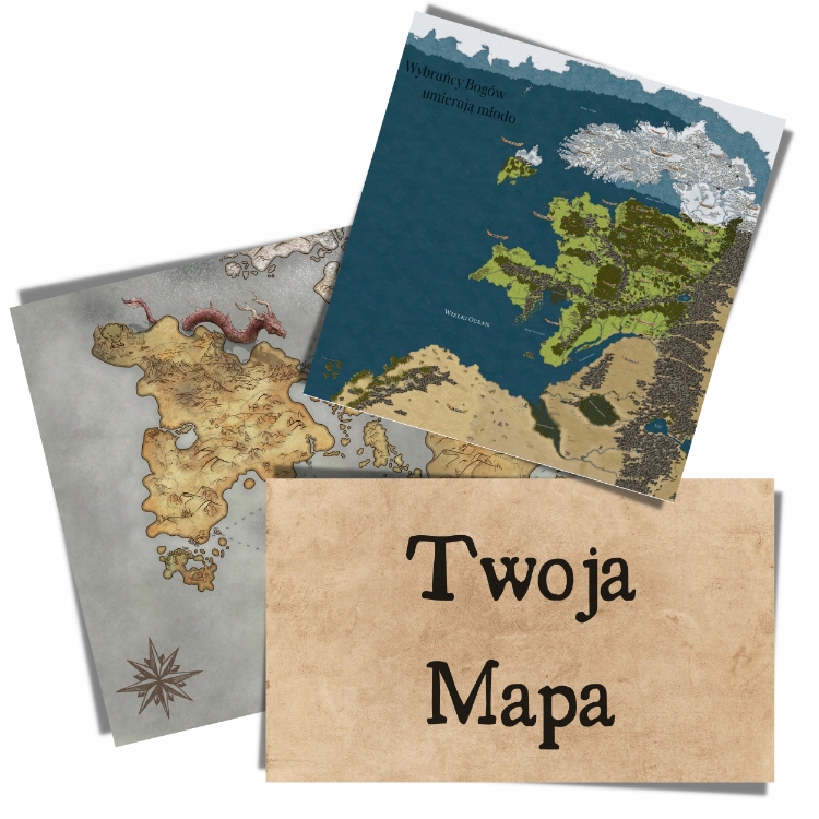 PERSONALIZOWANA MAPA PROJEKT NA SESJĘ RPG - ZŁOTO - Stan: Nowy 1431 ...