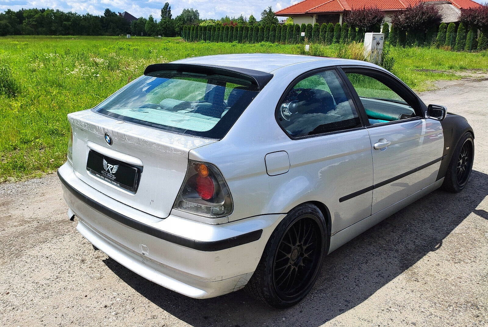 BMW E46 Compact Blenda szyby spojler 5907512671740 za 330 zł z ...
