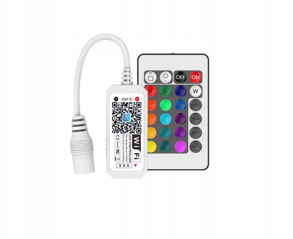 Sterownik Kontroler rgb 5v - 28v WiFi iOS Android • Cena, Opinie ...