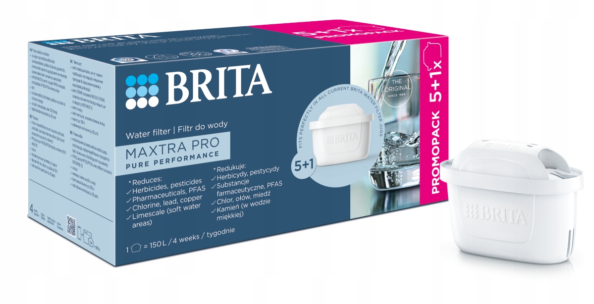 Wkład filtrujący do dzbanka Brita Maxtra PRO Pure Performance 6 szt ...
