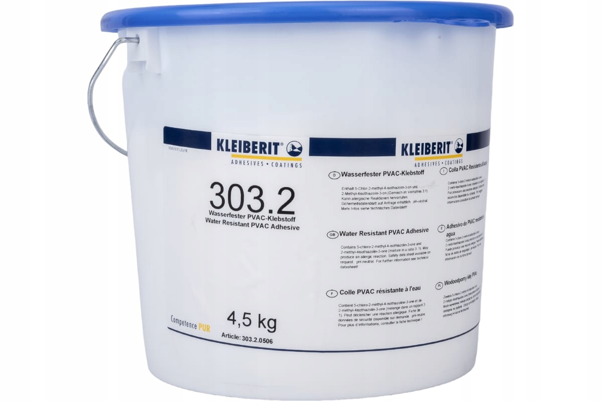 kleiberit 303.2 lepidlo na dřevo D3 4,5 kg transparentní lepidlo za 629 ...