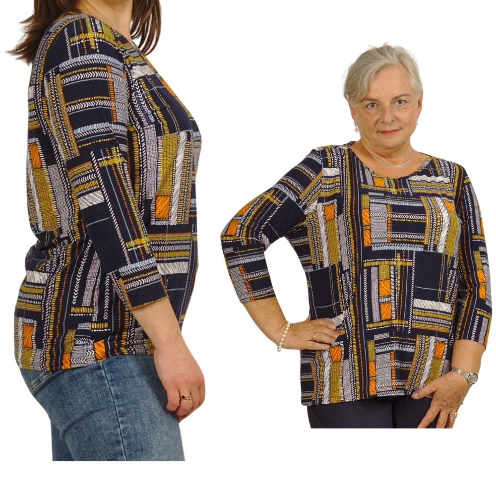 BLUZKA DAMSKA DAMANA PLUS SIZE DUŻE ROZMIARY BLUZKI DAMSKIE RĘKAW 3/4 ... BLUZKA DAMSKA DAMANA PLUS SIZE DUŻE ROZMIARY BLUZKI DAMSKIE RĘKAW 3/4 ...