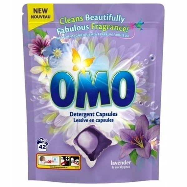OMO Caps Lavender & Eucalyptus 42p 840g (8886467002151) • Cena, Opinie • Kapsułki i tabletki do ...