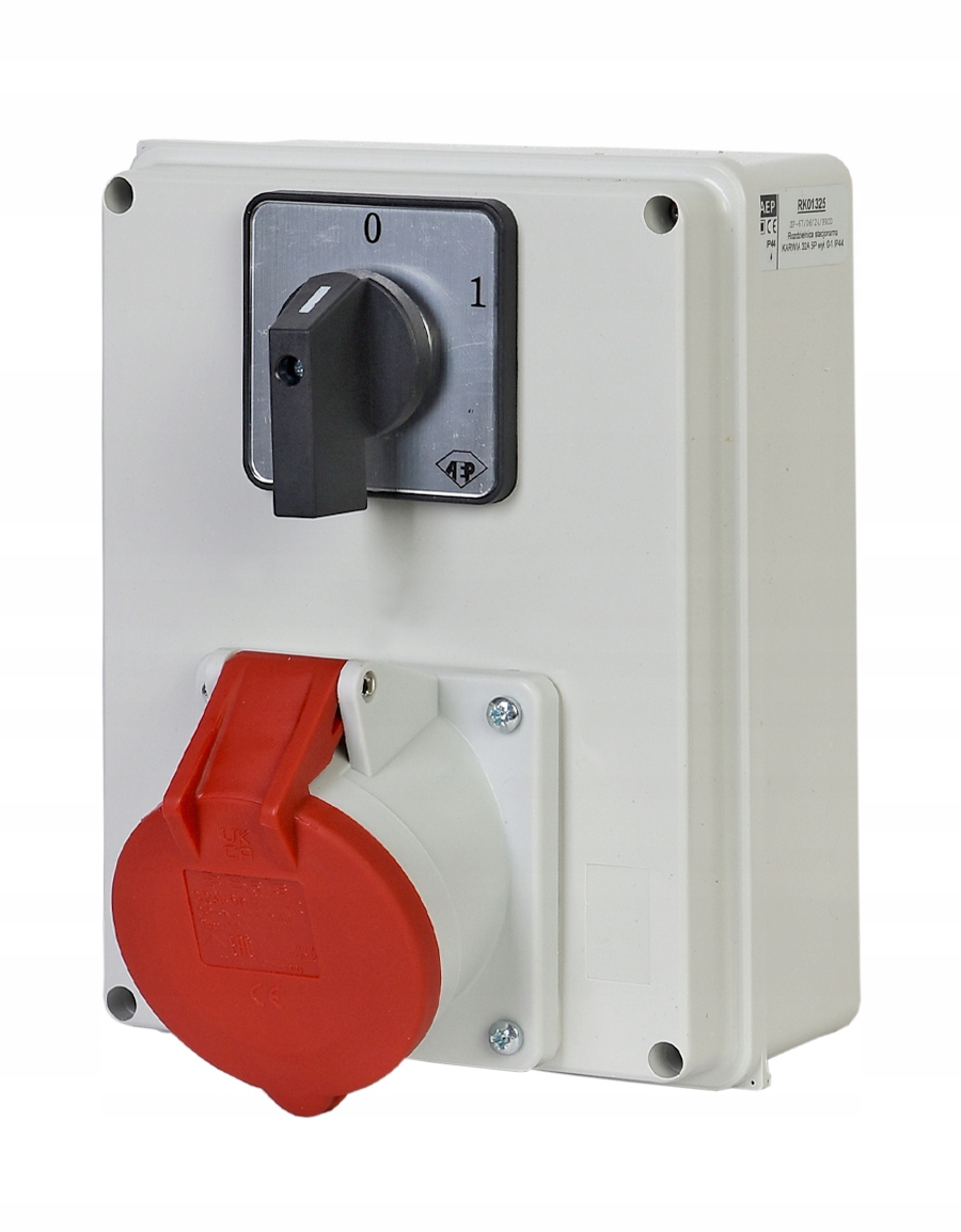 Rozdzielnica AEP 400 V IP44 32 A • Cena, Opinie - Allegro