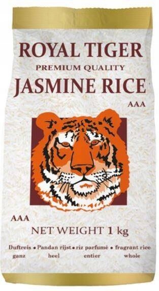 Ryż jaśminowy 1kg Royal Tiger (8720301100354) • Cena, Opinie • Ryż ...