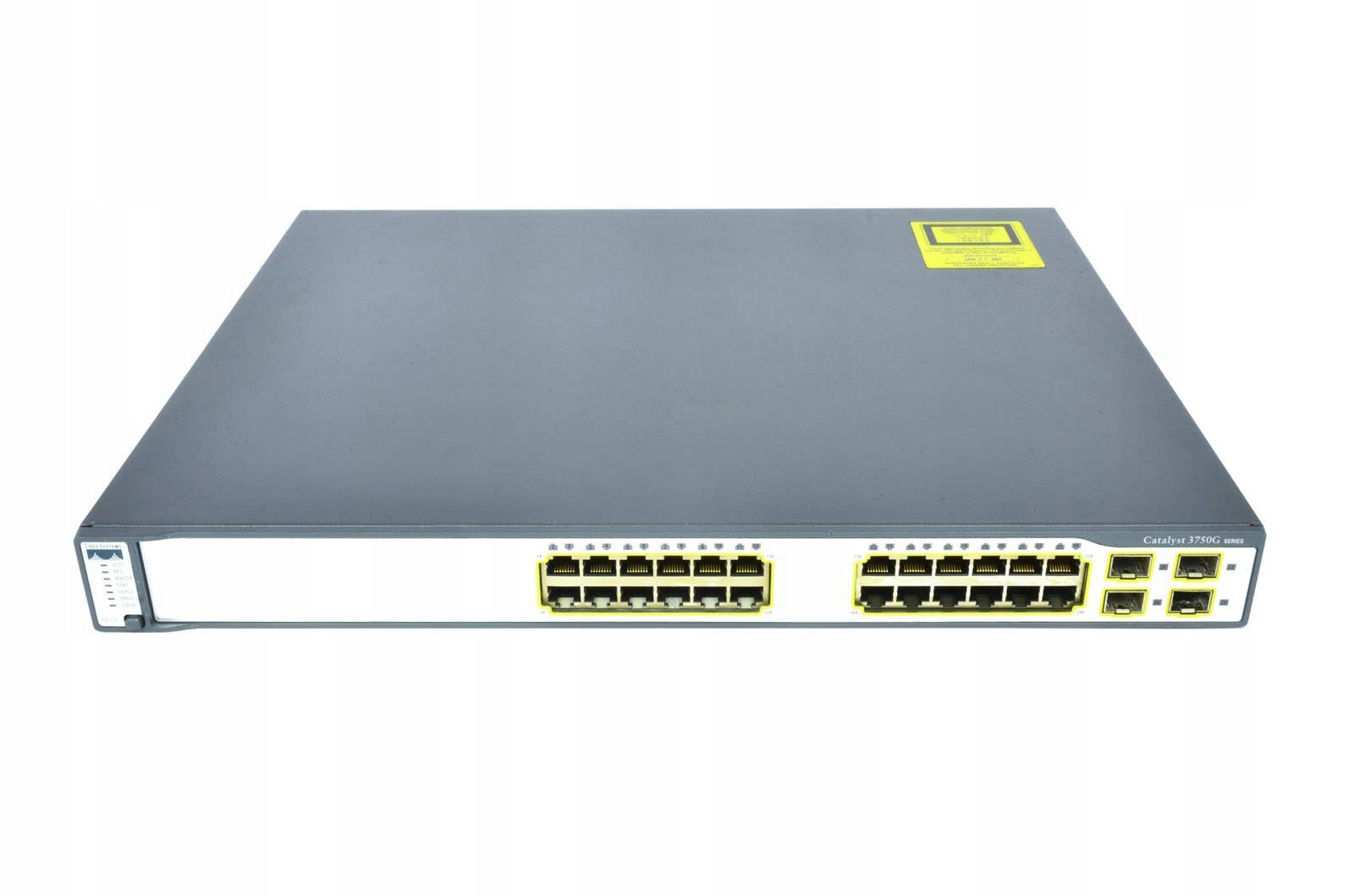 WS-C3750G-24TS-E1U 24x1GE RJ45 4x1GE SFP IP Services L3 Stack Cisco ...