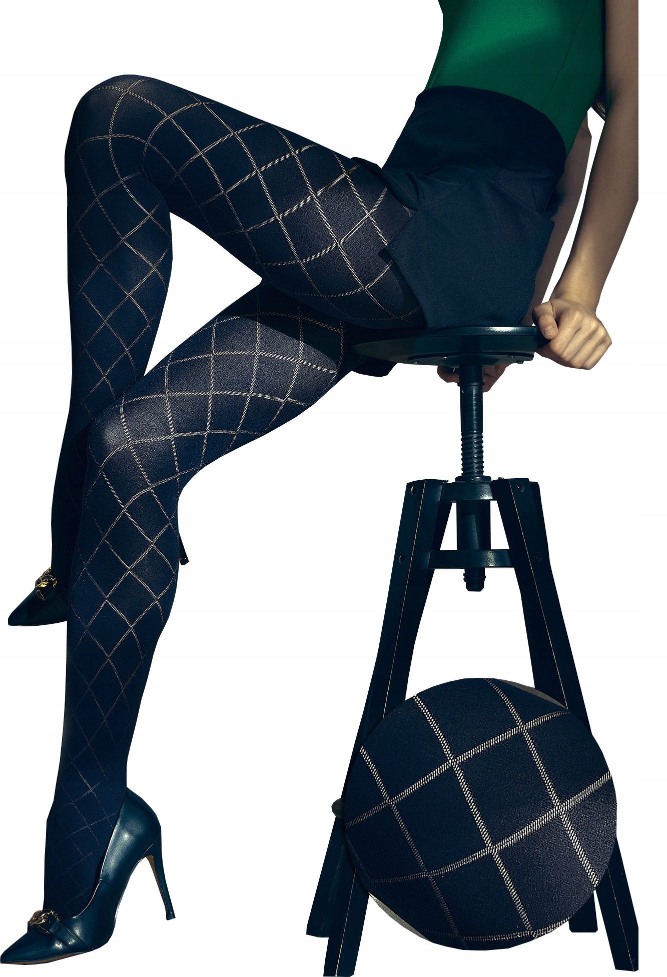 Knittex HINT rajstopy 50 den ROMBY nero # 4 L (5906906054923) • Cena ...