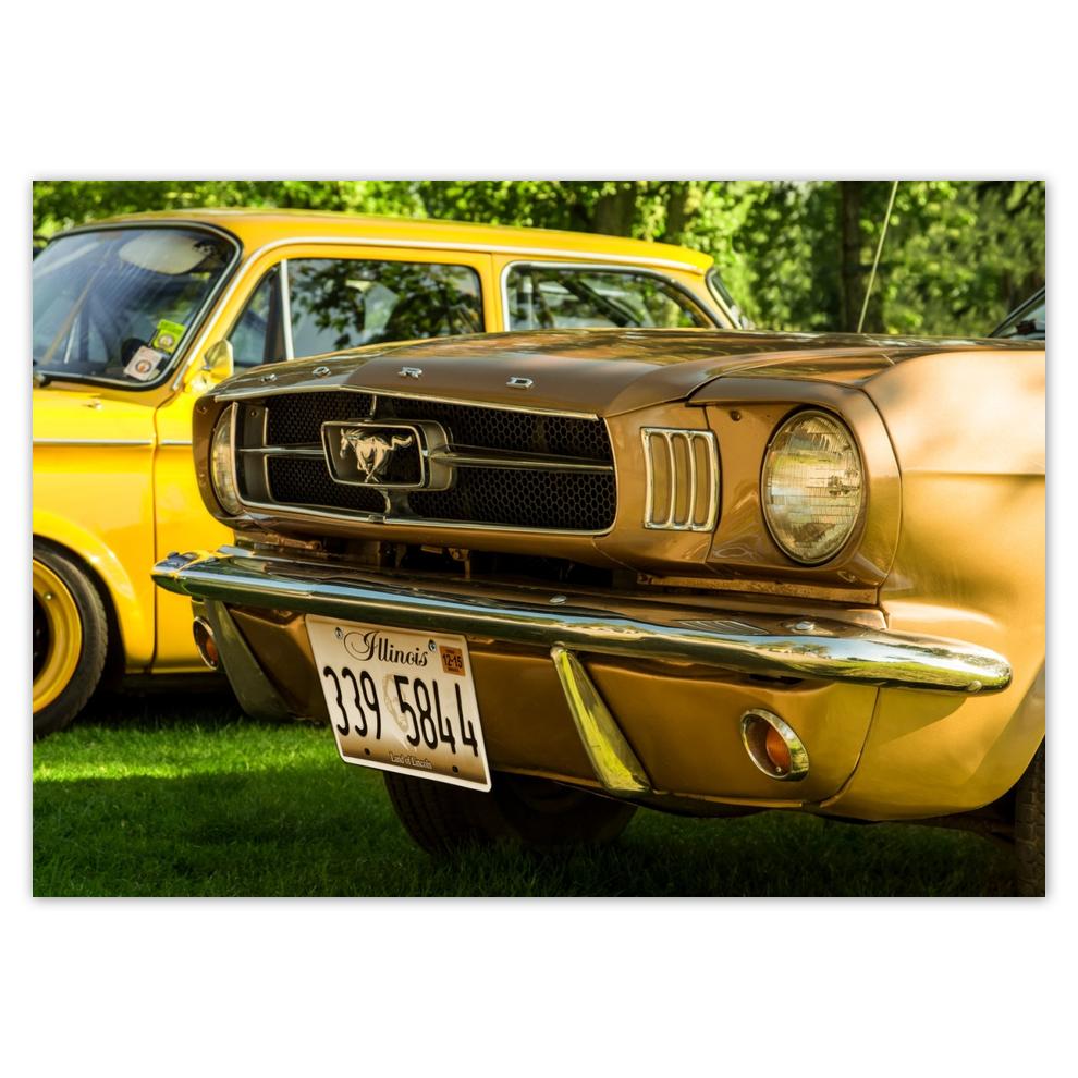 Samolepky A3 VODOROVNÉ Form Mustang made in USA, • Ceny, Recenze - Allegro