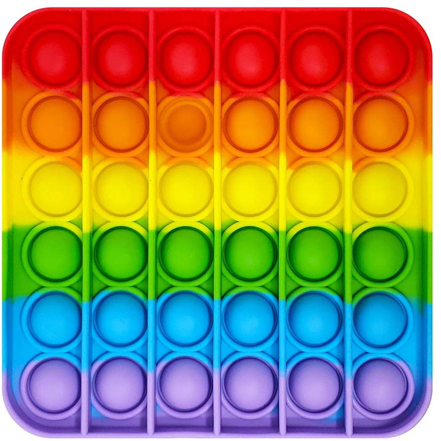 Hračka hračka Jono Toys Push Bubble Pop It duhový květ - Allegro