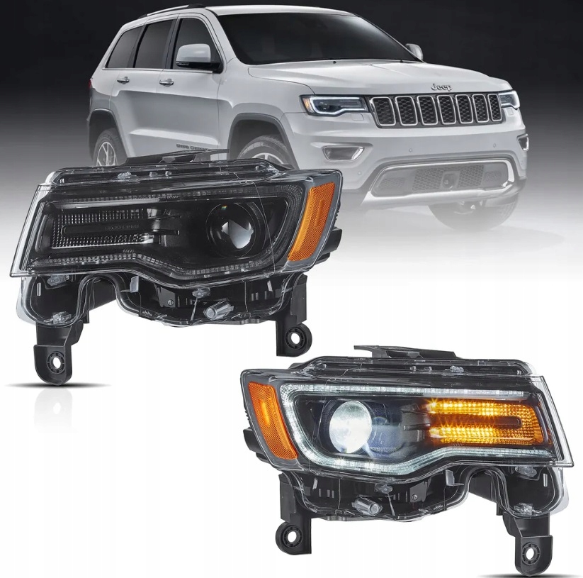 Jeep Lampy Vland w Lampy przednie, reflektory europejskie - Allegro.pl
