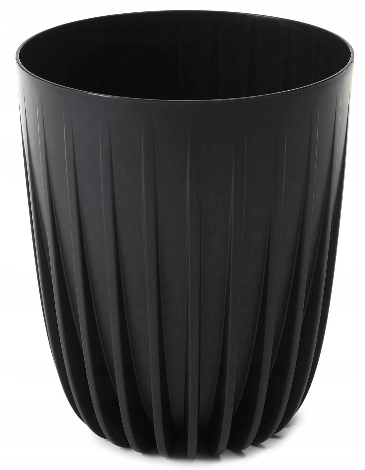 Doniczka tworzywo czarna Mira 30cm Lamela 915 (5900119049158) • Cena, Opinie • Doniczki ...