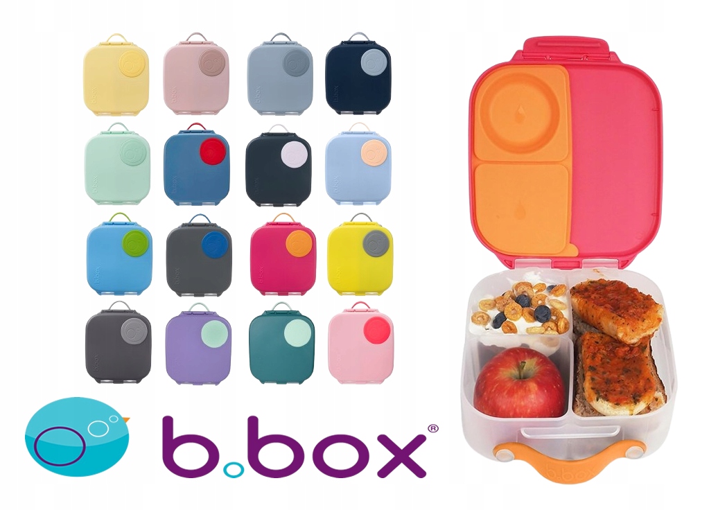 B.BOX Mini Lunchbox Śniadaniówka 1000ml 16 KOLORÓW bbox (9353965006619) • Cena, Opinie • Butelki ...