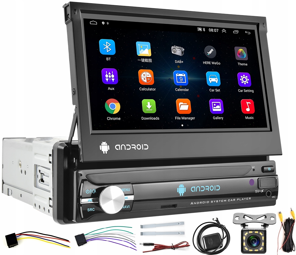 RADIO SAMOCHODOWE 1 DIN ANDROID GPS USB WIFI DAB+ - Sklep, Opinie, Cena w Allegro.pl