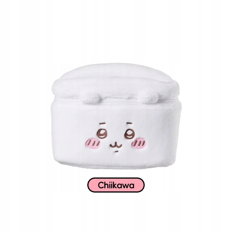 MINISO Chiikawa Series Cartoon Cute Soft Plush Cosmetic Bag Desktop ...