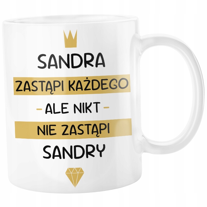 Kubek Sandra - Niska cena na Allegro