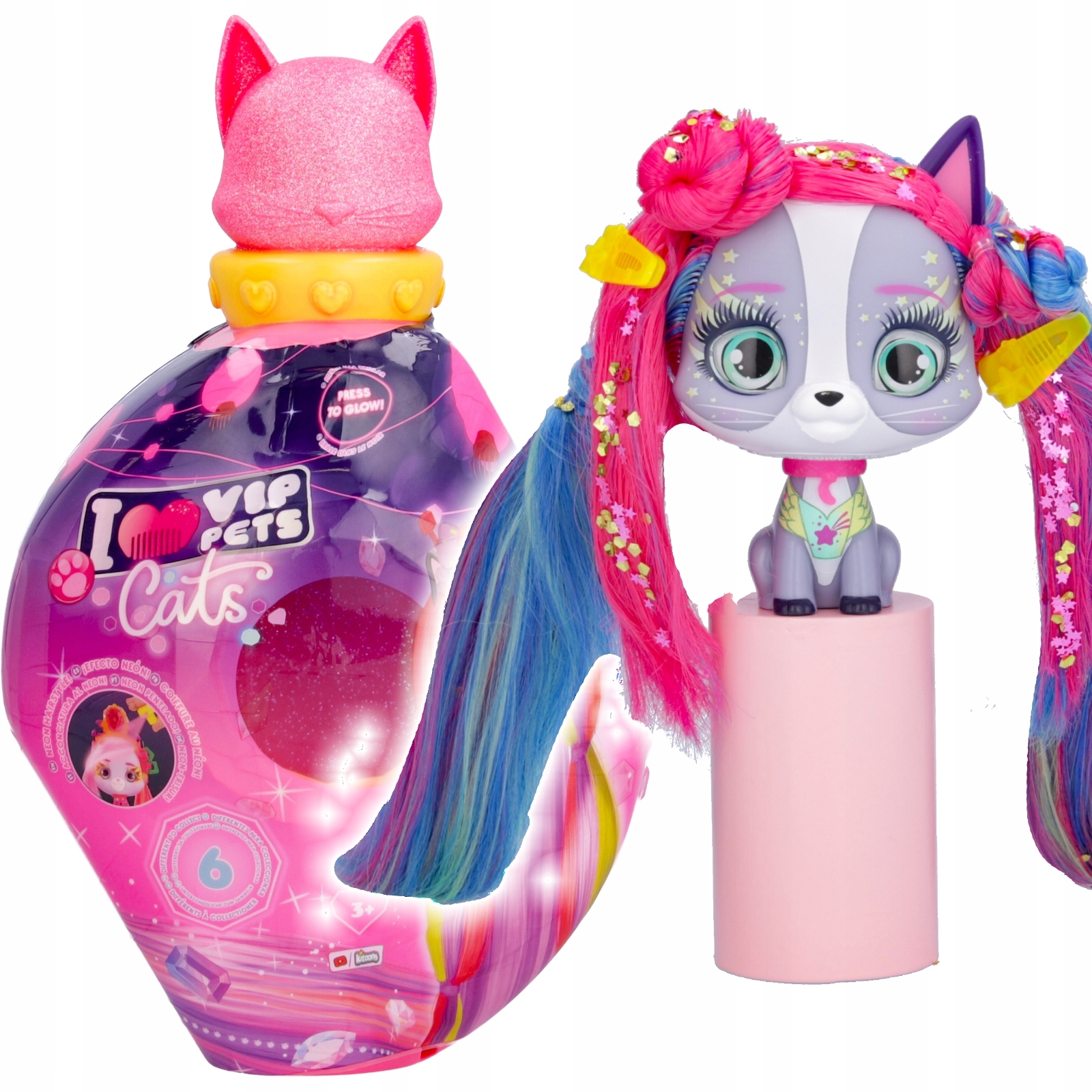 TmToys VIP PETS CATS KOTEK niespodzianka do stylizacji MISTERY ...