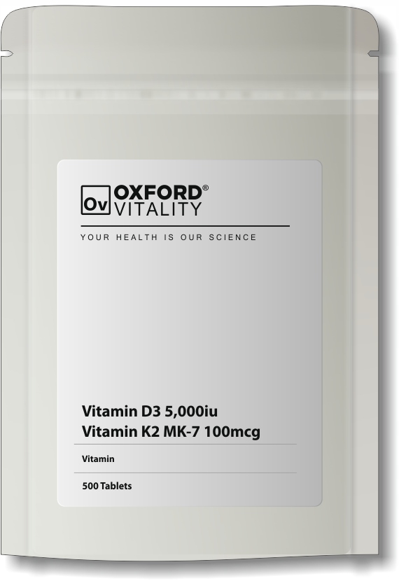 WITAMINA D3 5000 jm + K2 MK-7 500 tab. PROMOCJA (5060365038389) • Cena ...