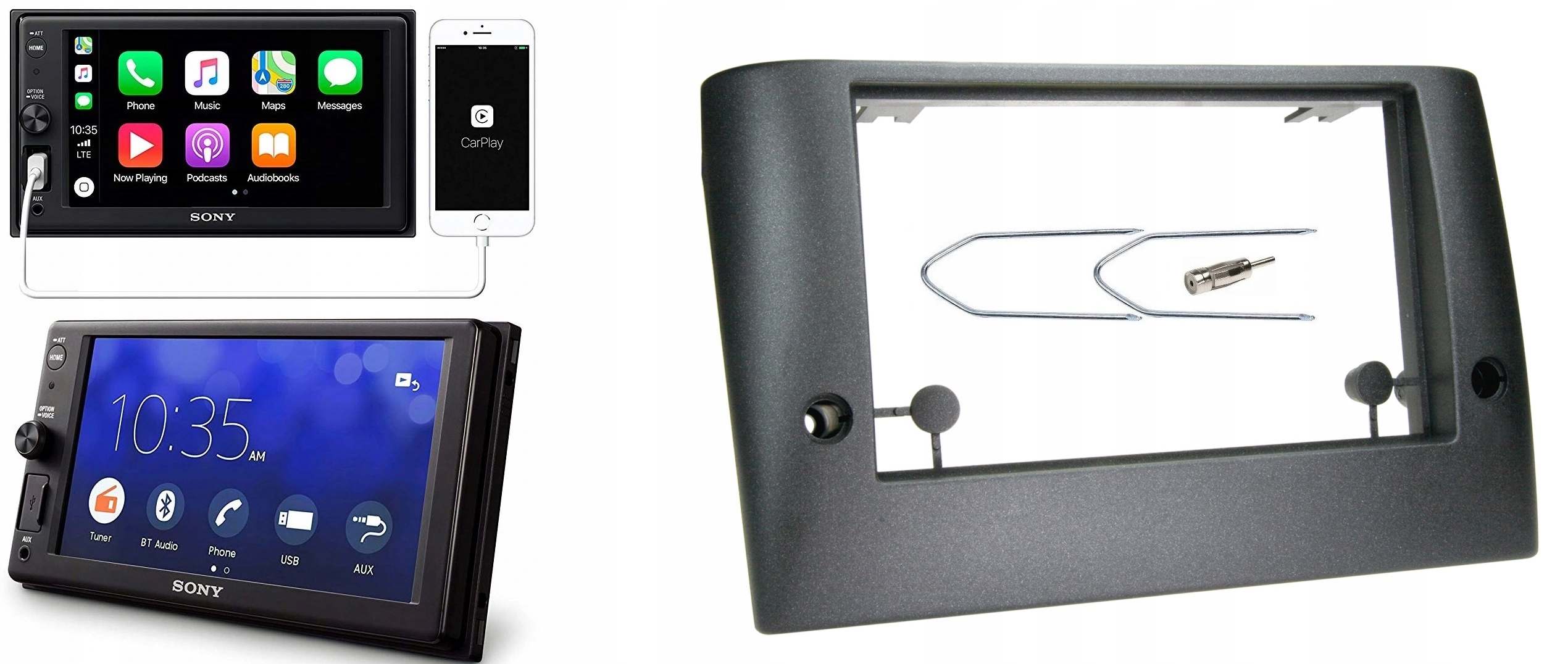 SONY XAV-AX1000 RADIO Apple CarPlay Fiat Stilo - Sklep, Opinie, Cena w ...