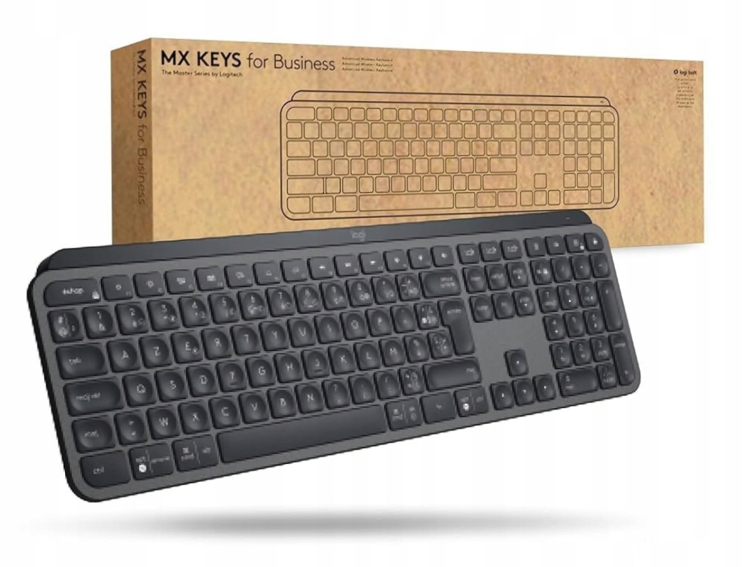 Bezprzewodowa Klawiatura Logitech MX Keys for Business USB 2,4GHz Bluetooth - Sklep, Opinie ...