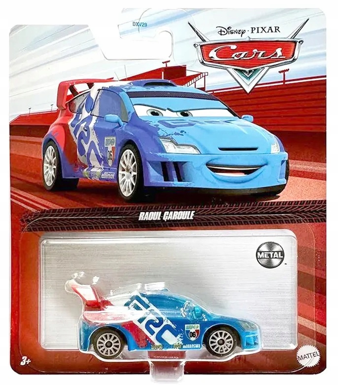 RAOUL CAROULE metalowy Mattel Autko 1:55 Auta Cars (887961956221 ...
