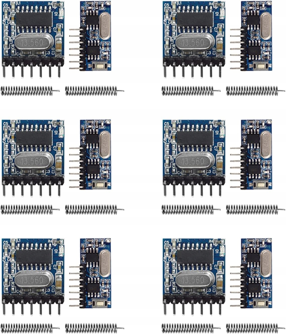 Qiachip Rx480e 433mhz moduł Rf 6 zestawów dla Arduino/raspberry Pi ...
