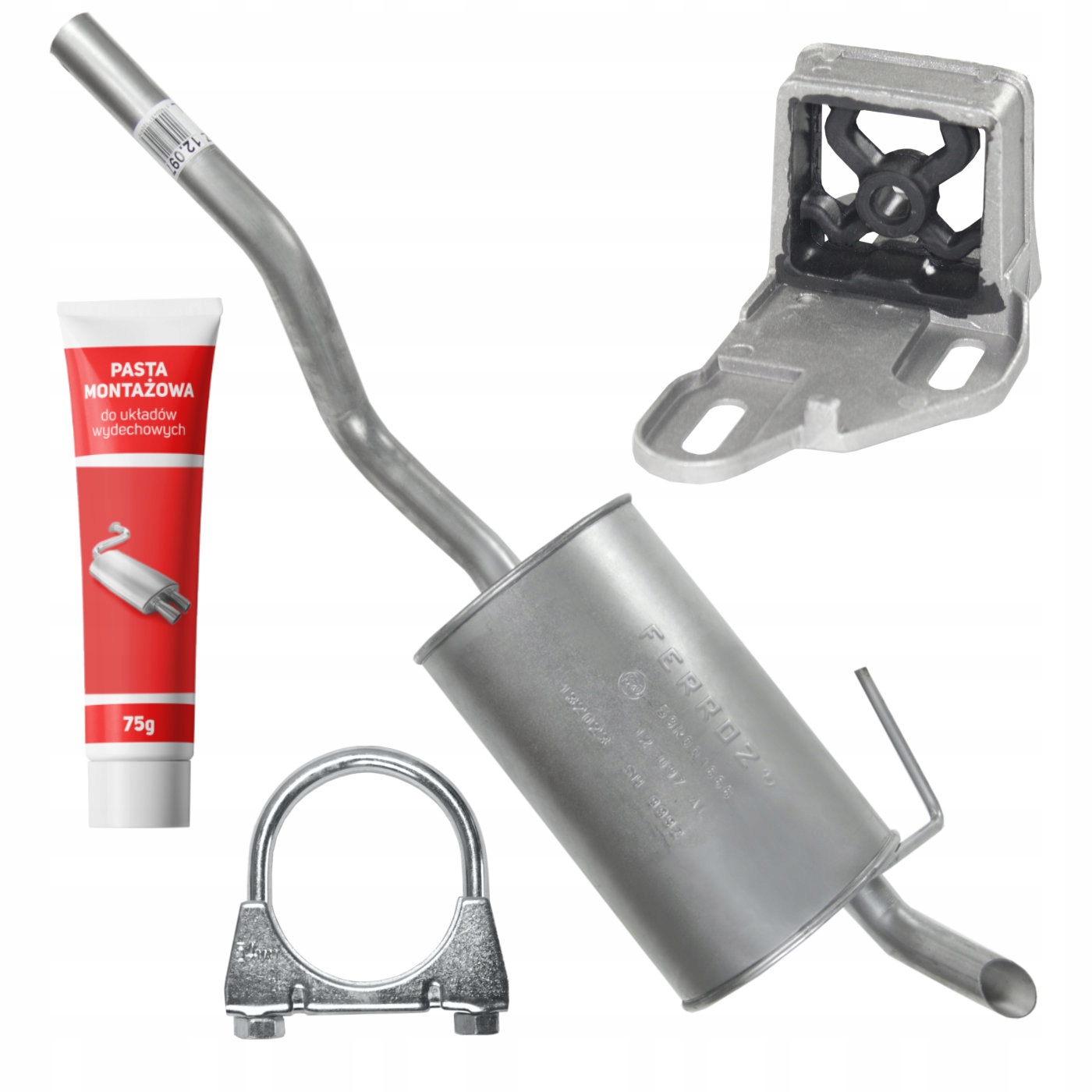 Tłumik końcowy Renault Clio 2 II B 1.2 1.4 1.9D 1998-2013 Hatchback 5906261268737 za 270.00PLN z ...