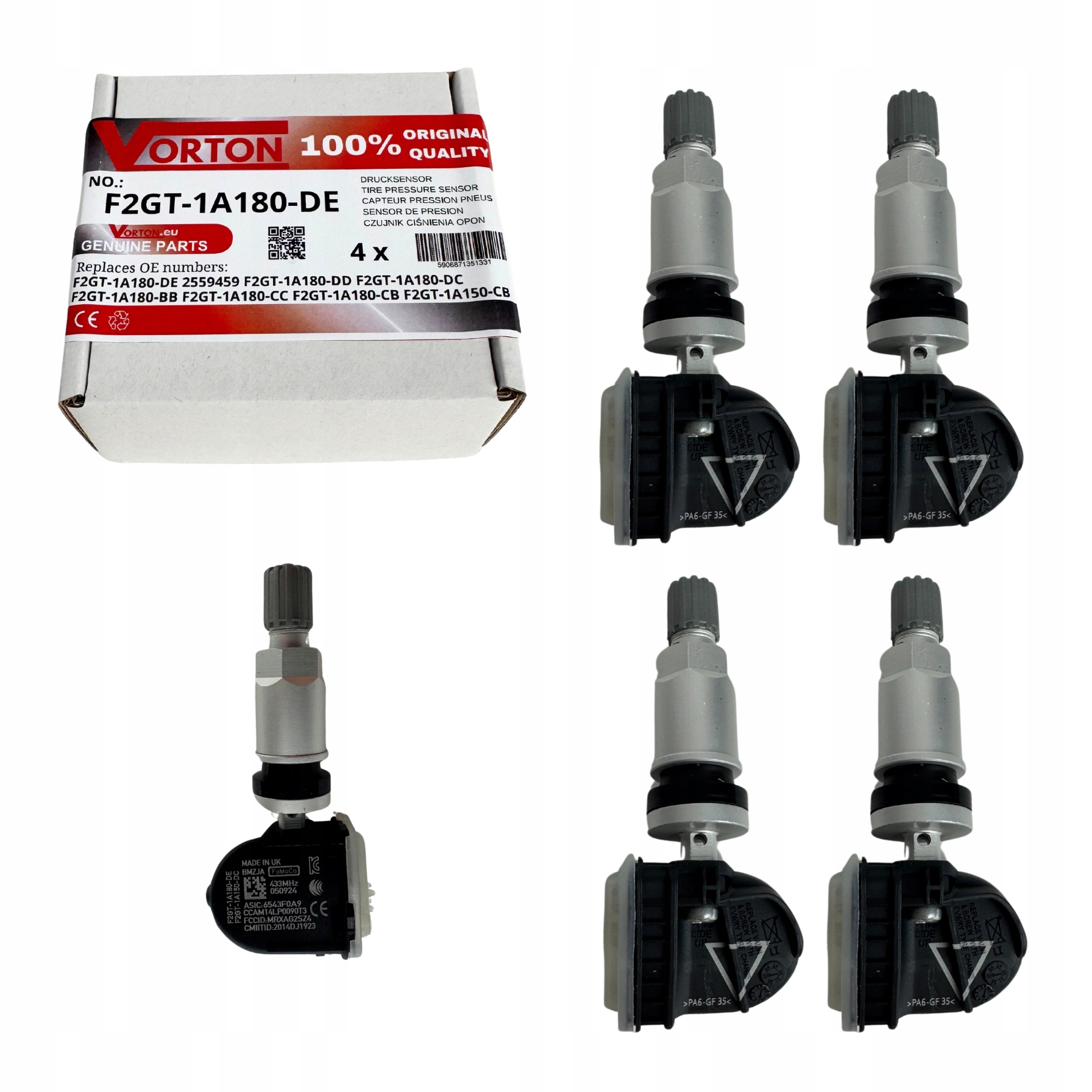 SNÍMAČE TLAKU PNEUMATÍK TPMS FORD Focus Mk4 Fiesta Mk8 EcoSport EDGE ...