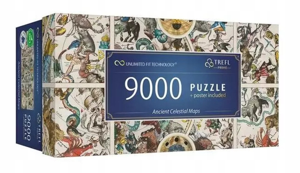 Puzzle 9000 Ancient Celestial Maps TREFL Trefl (5900511810318) • Cena ...