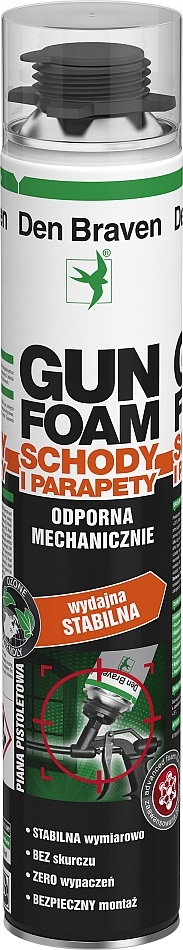 DEN BRAVEN GUN FOAM SCHODY I PARAPETY PIANA 750ml PISTOLETOWA ...