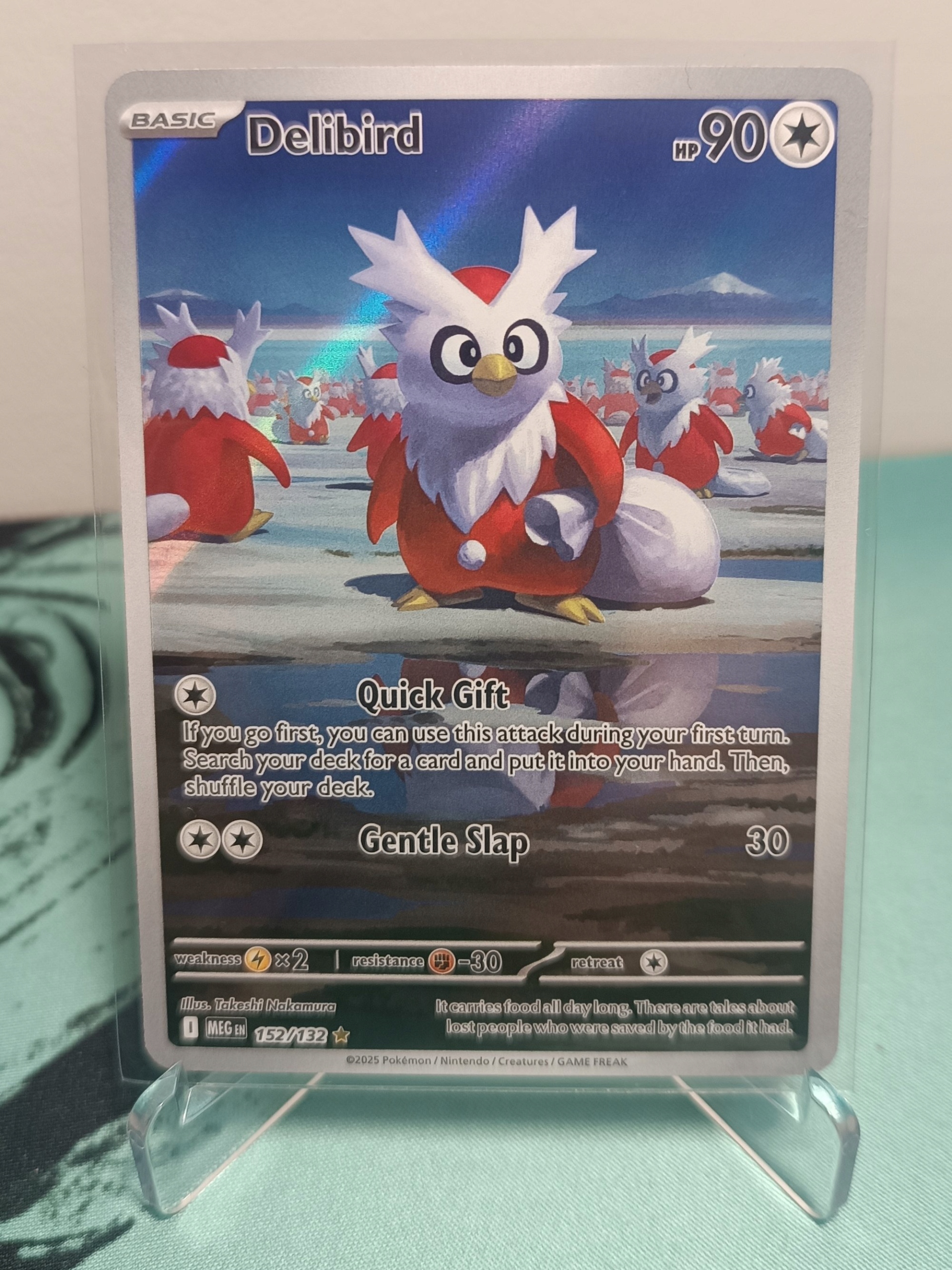 Pokémon TCG - Mega Evolution - Delibird (MEG 152), • Ceny, Recenze - Allegro