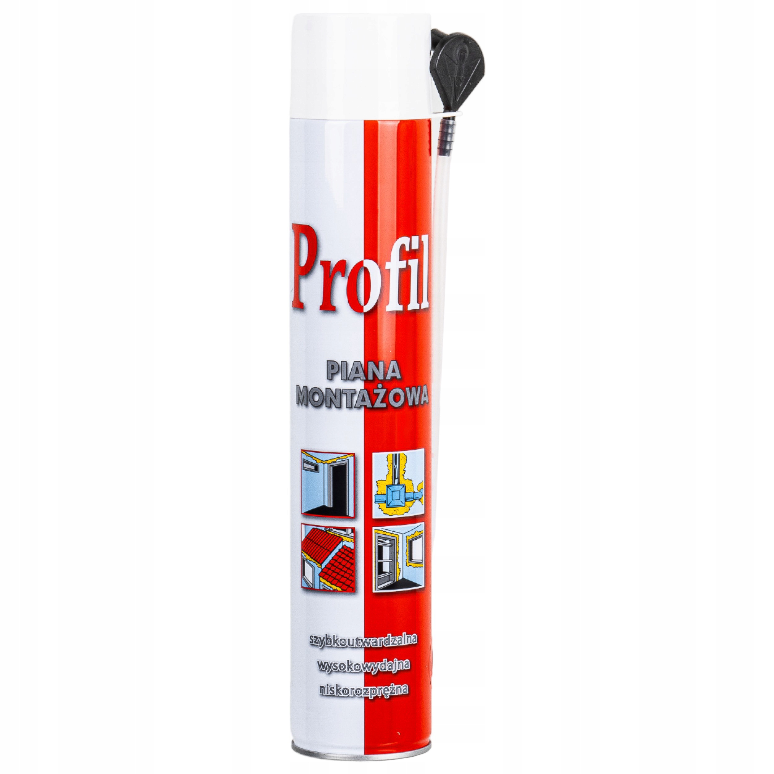 Piana montażowa Profil 750 ml (5411183132108) • Cena, Opinie • Piana montażowa 13865196082 • Allegro